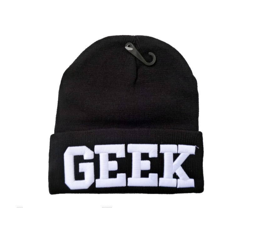 "geek" Beanie on Luulla